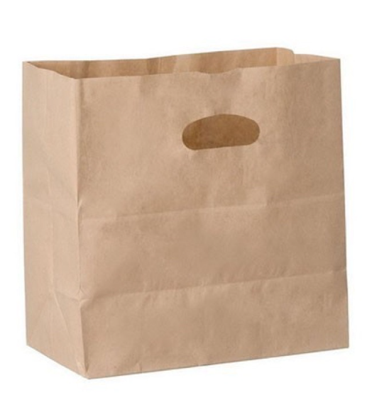 Fully Automatic Kraft Die Cut Handle D Type Paper Bag Manufacturing ...